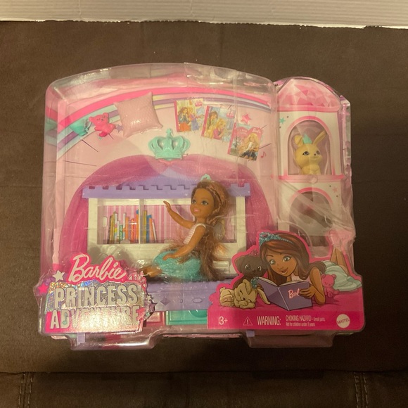 Barbie | Toys | Barbie Princess Adventure Playset Pink And Blue | Poshmark